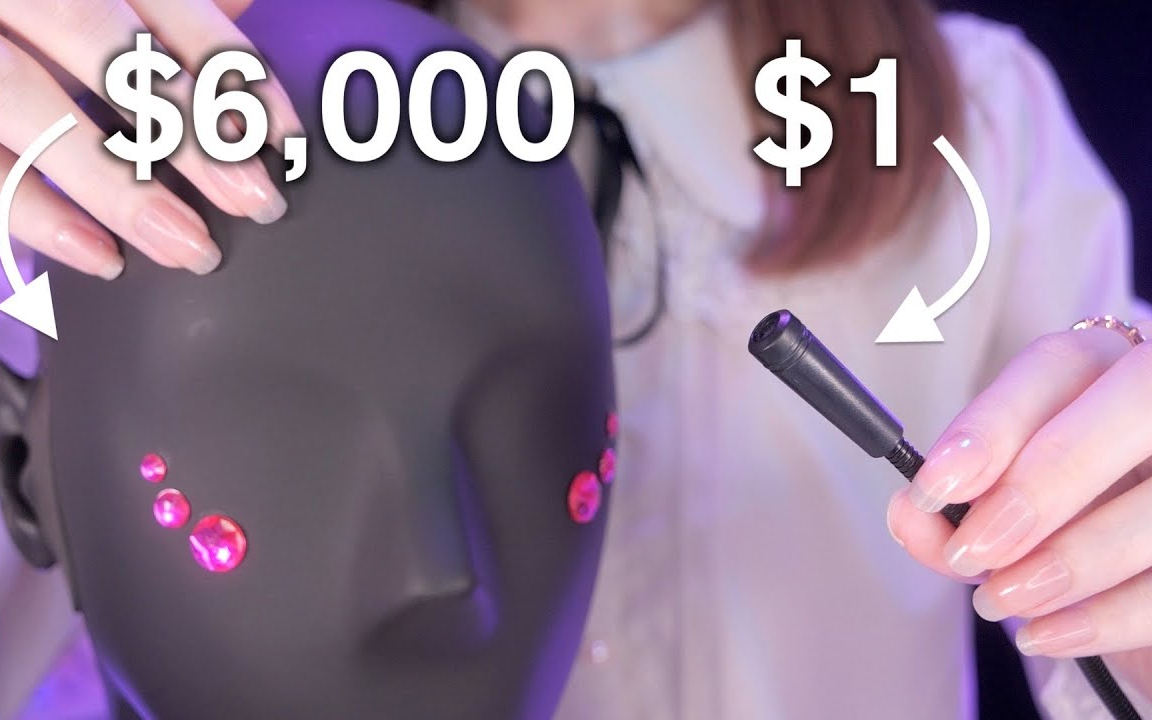Coromo Sara. ASMR】1美元麦克风VS 6000美元麦克风，哪一个是你的最爱？-月曜日的郁金香-月曜日的郁金香-哔哩哔哩视频
