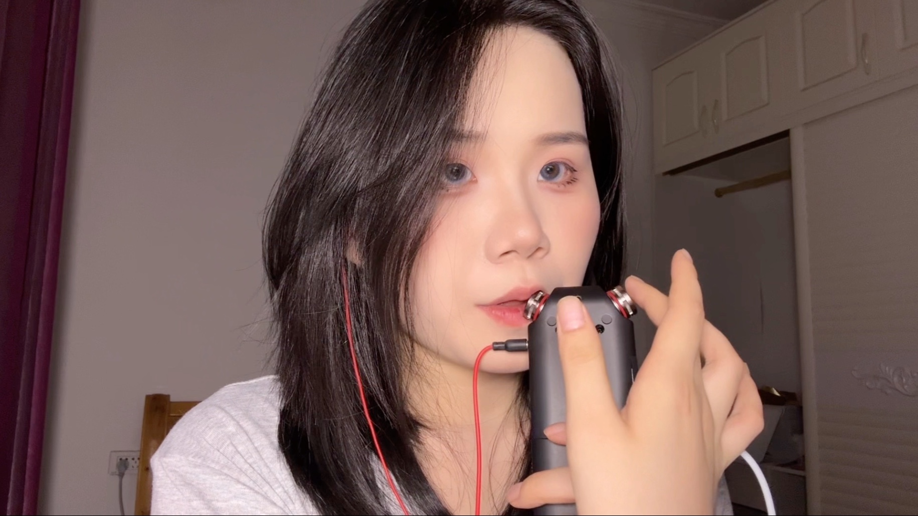 ASMR｜双声道的绕齿 甜麦 重发一下 哈哈哈哈哈哈-小诺眠绵a-小诺眠绵a-哔哩哔哩视频