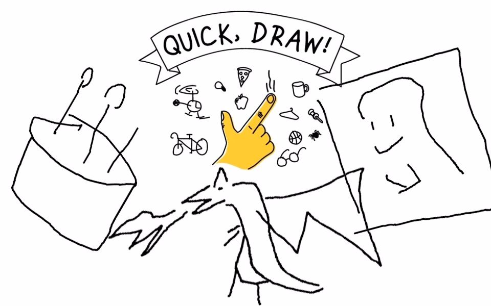 【谜之声实况】你乱画，谷歌猜！ Quick, Draw!_哔哩哔哩_bilibili