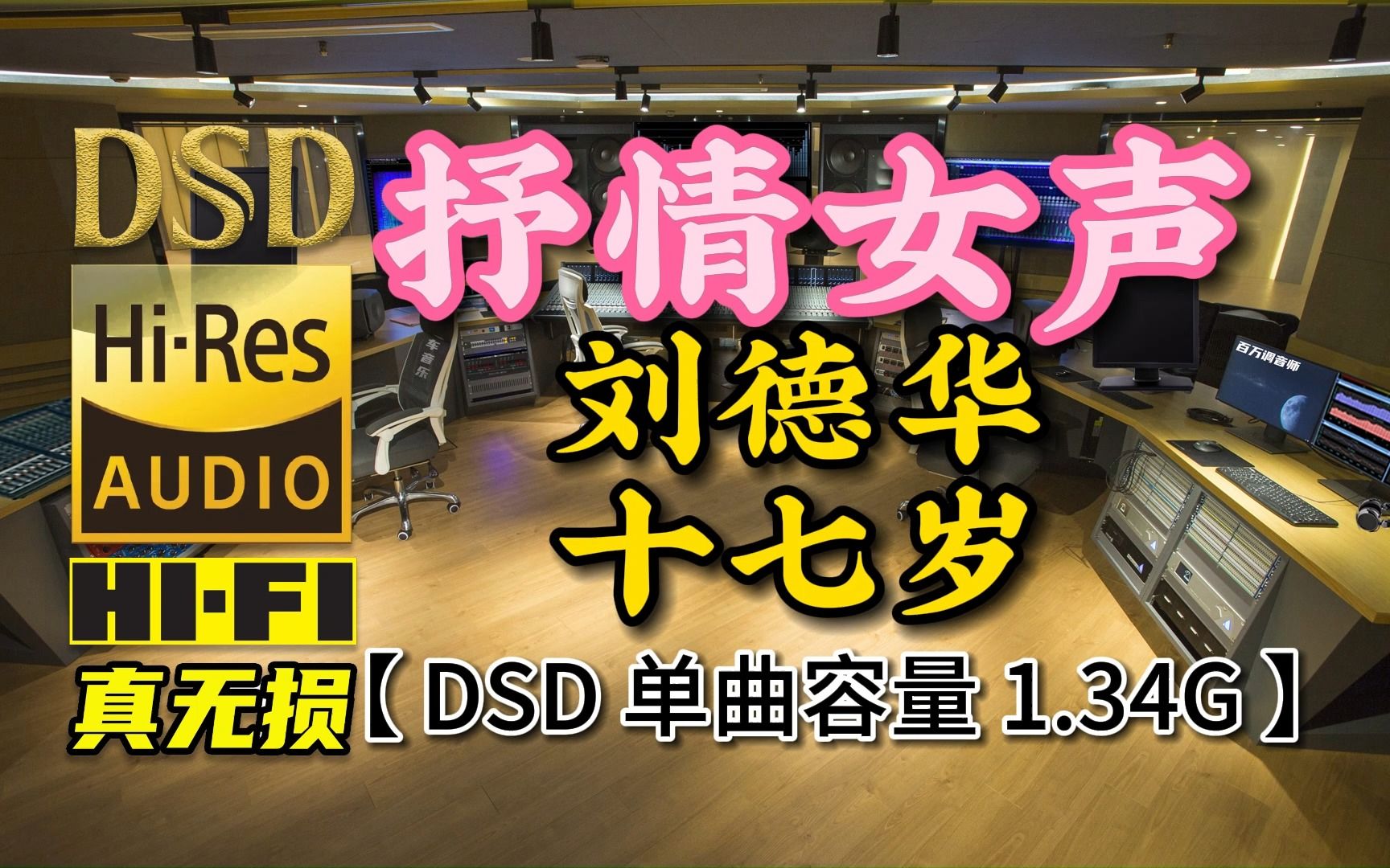 歌词毫不掩饰男人四十的沧桑和坦白，抒情女声翻唱，刘德华《十七岁》DSD完整版，单曲容量1.34G【真正DSD无损HIFI音乐，百万调音师独家制作】-车音乐_百万调音师-车音乐_百万调音师-哔哩哔哩视频
