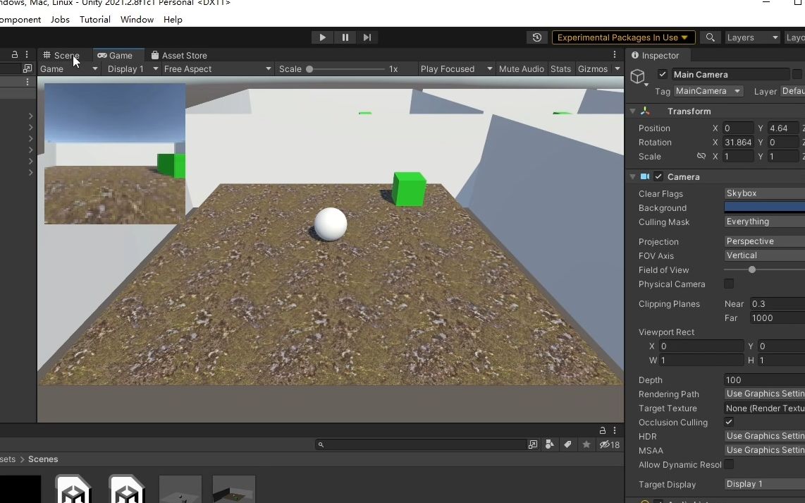 unity3d-ML-Agent 视觉感知强化学习简单案例_哔哩哔哩_bilibili