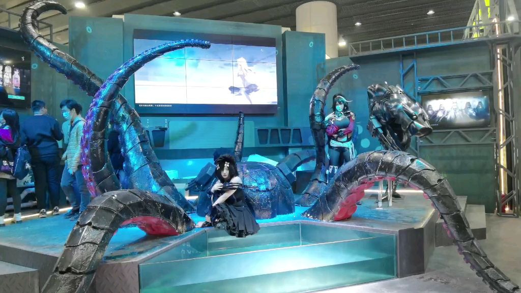 2020广州BW现场，黑潮展台的小姐姐_哔哩哔哩_bilibili