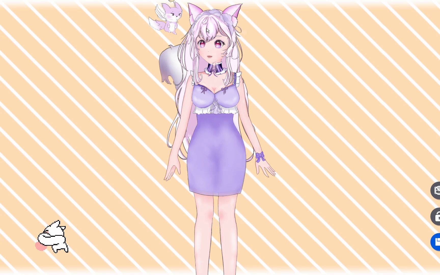 live2D紫狐出炉咯，有很大进步的，不过还是没有达到我心中的的最好_哔哩哔哩_bilibili