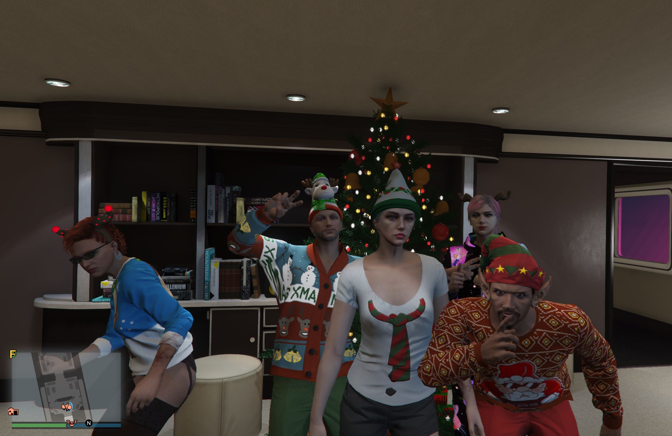 【GTAOL】2024洛圣都圣诞聚会-丙丙提-丙丙提-哔哩哔哩视频