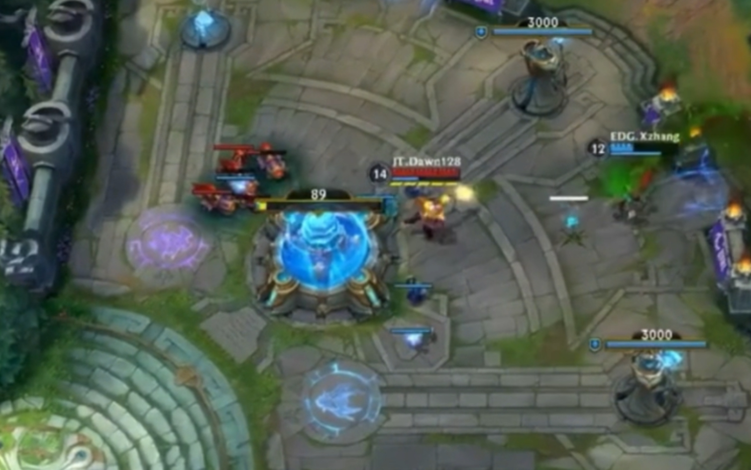 EDG vs JT 武器偷家 我顶不住了-打野带崩-LOL手游-打野带崩-LOL手游-哔哩哔哩视频