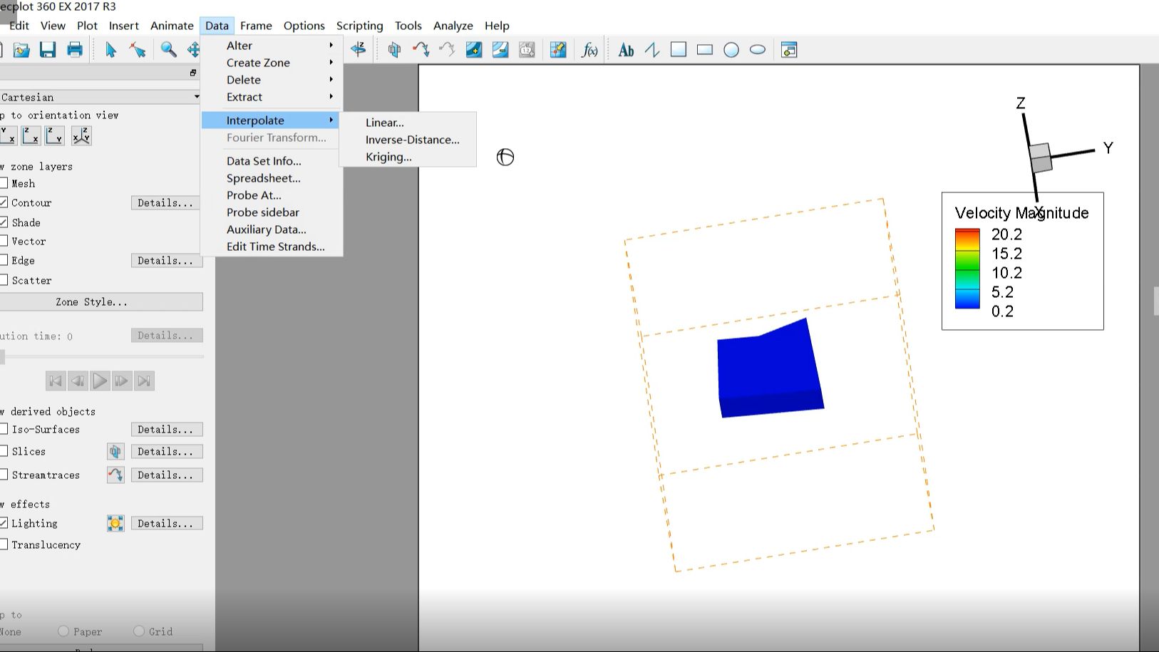 tecplot任意形状进行插值（第五步）-小小张ye-小小张ye-哔哩哔哩视频