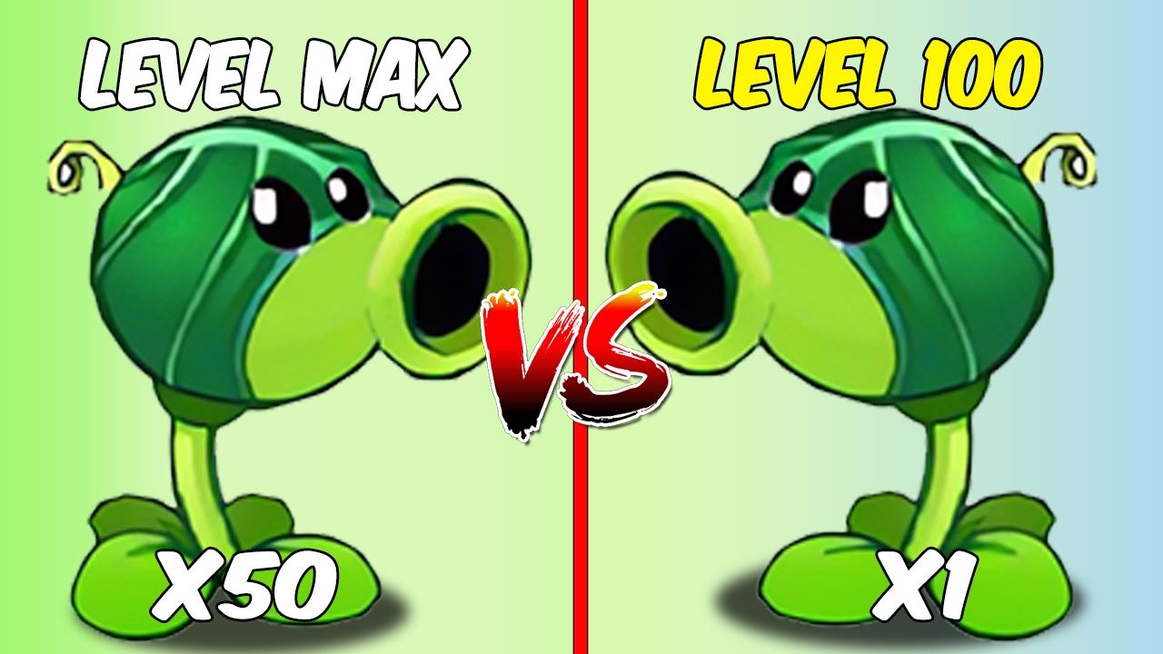 PvZ 2 挑战 - 全部植物 1级 VS 满级 VS 100级 对战 现代橄榄球僵尸 15级-MSGames-MSGames-哔哩哔哩视频