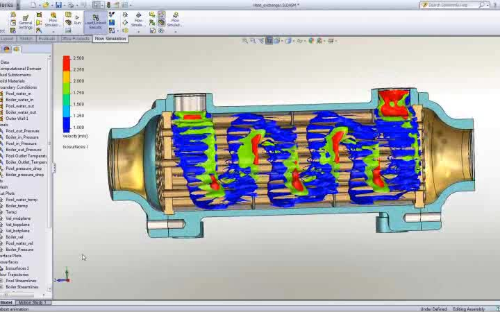 第一次体验SOLIDWORKS Flow Simulation_哔哩哔哩_bilibili