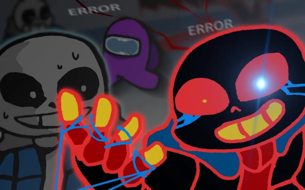 【Undertale/AMONG US/动画/中文字幕】ERROR SANS VS AMONG US_哔哩哔哩_bilibili