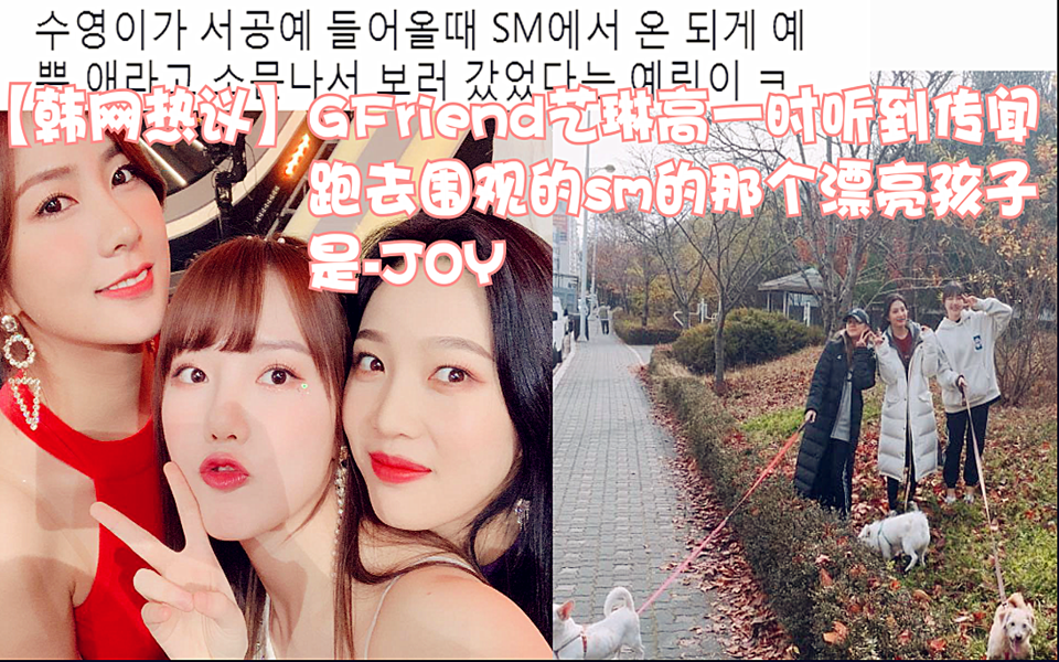【韩网热议】GFriend艺琳高一时听到传闻跑去围观的sm的那个漂亮孩子是-JOY 96line友谊最高_哔哩哔哩 (゜-゜)つロ 干杯~-bilibili