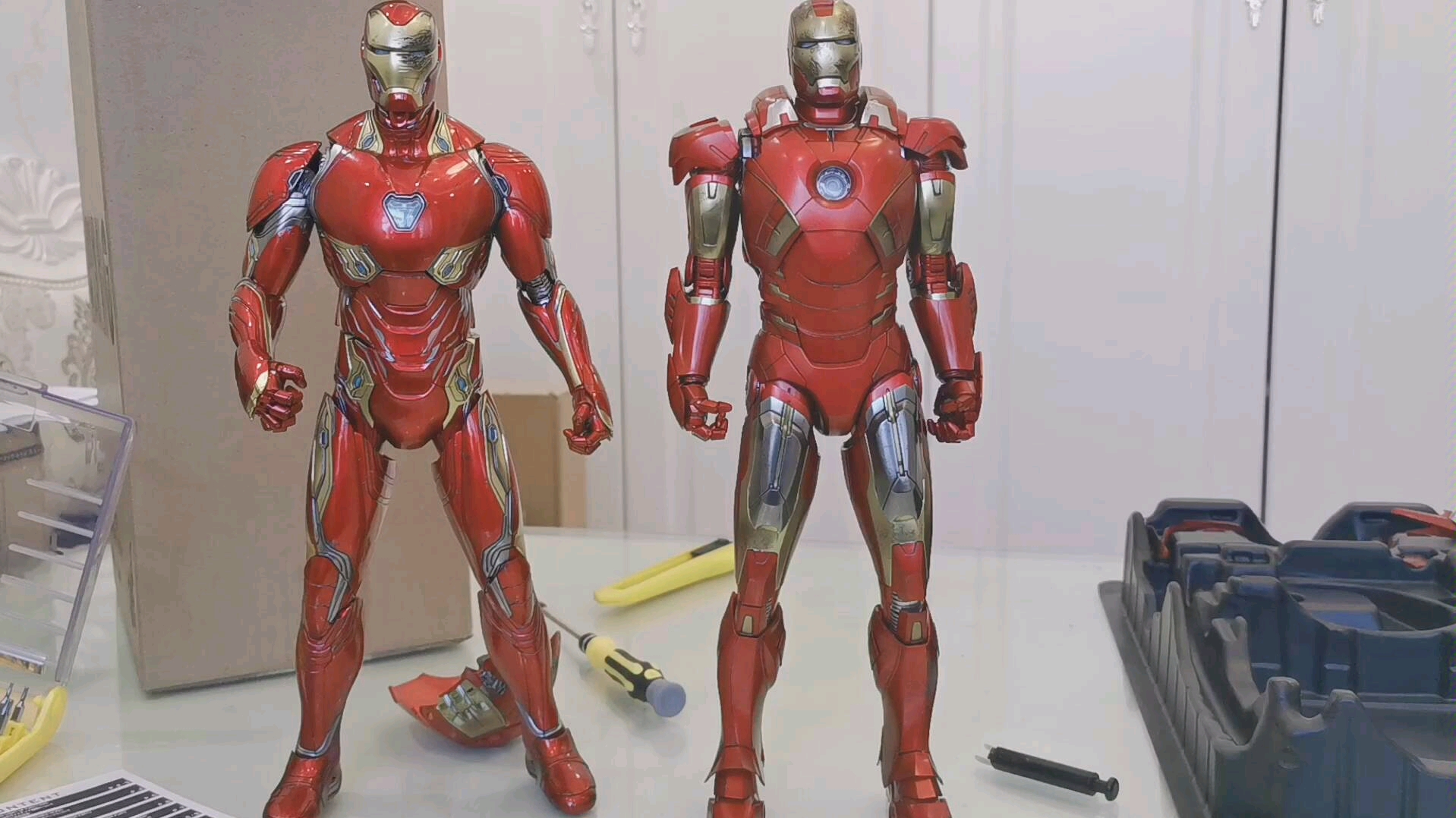 Hottoys钢铁侠mk7，做的最好以及跌的最快的产品。（模型展示平台）_哔哩哔哩 (゜-゜)つロ 干杯~-bilibili