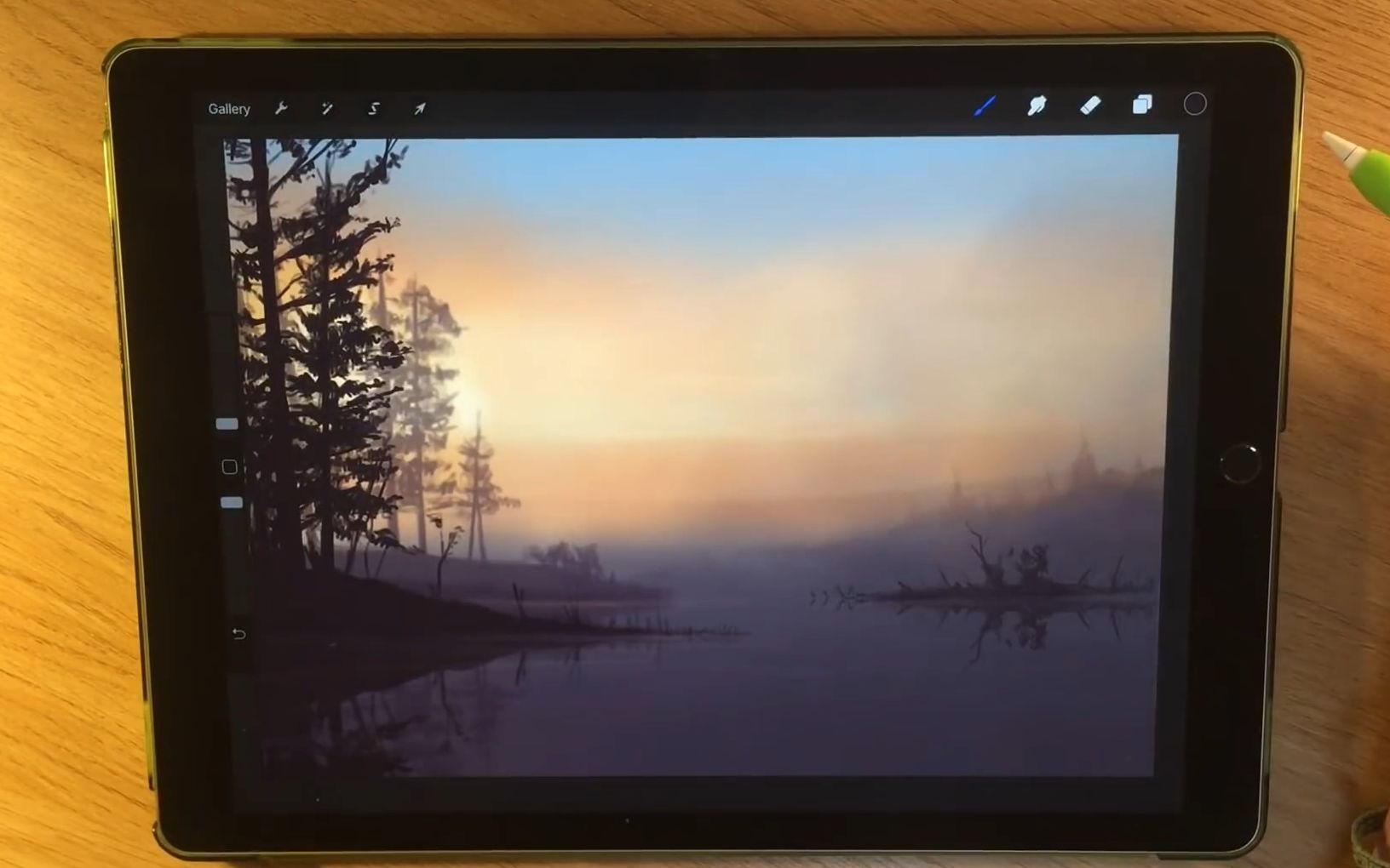 【iPad绘画】Procreate风景绘制教程_哔哩哔哩_bilibili