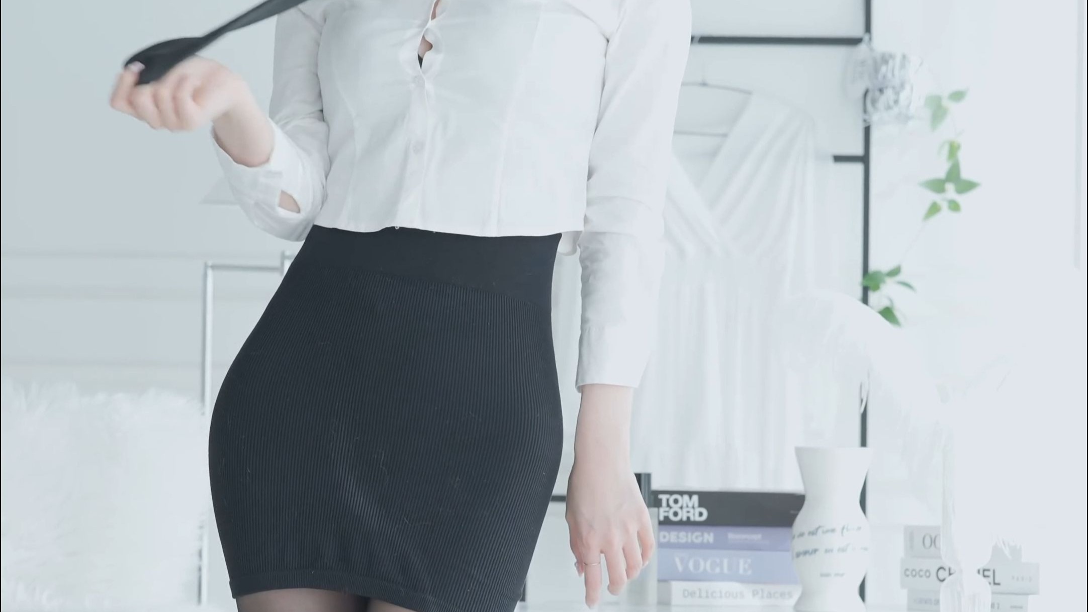 KYUL小姐姐的OL风包臀裙气质穿搭-甜甜不辣La-甜甜不辣La-哔哩哔哩视频