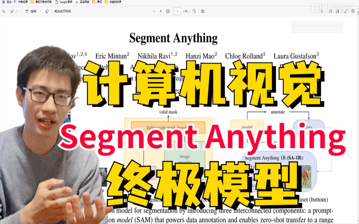 强推！2023Meta最新【计算机视觉SAM模型】教程，Segment Anything最强解析来了！-图像分割/机器学习/深度学习