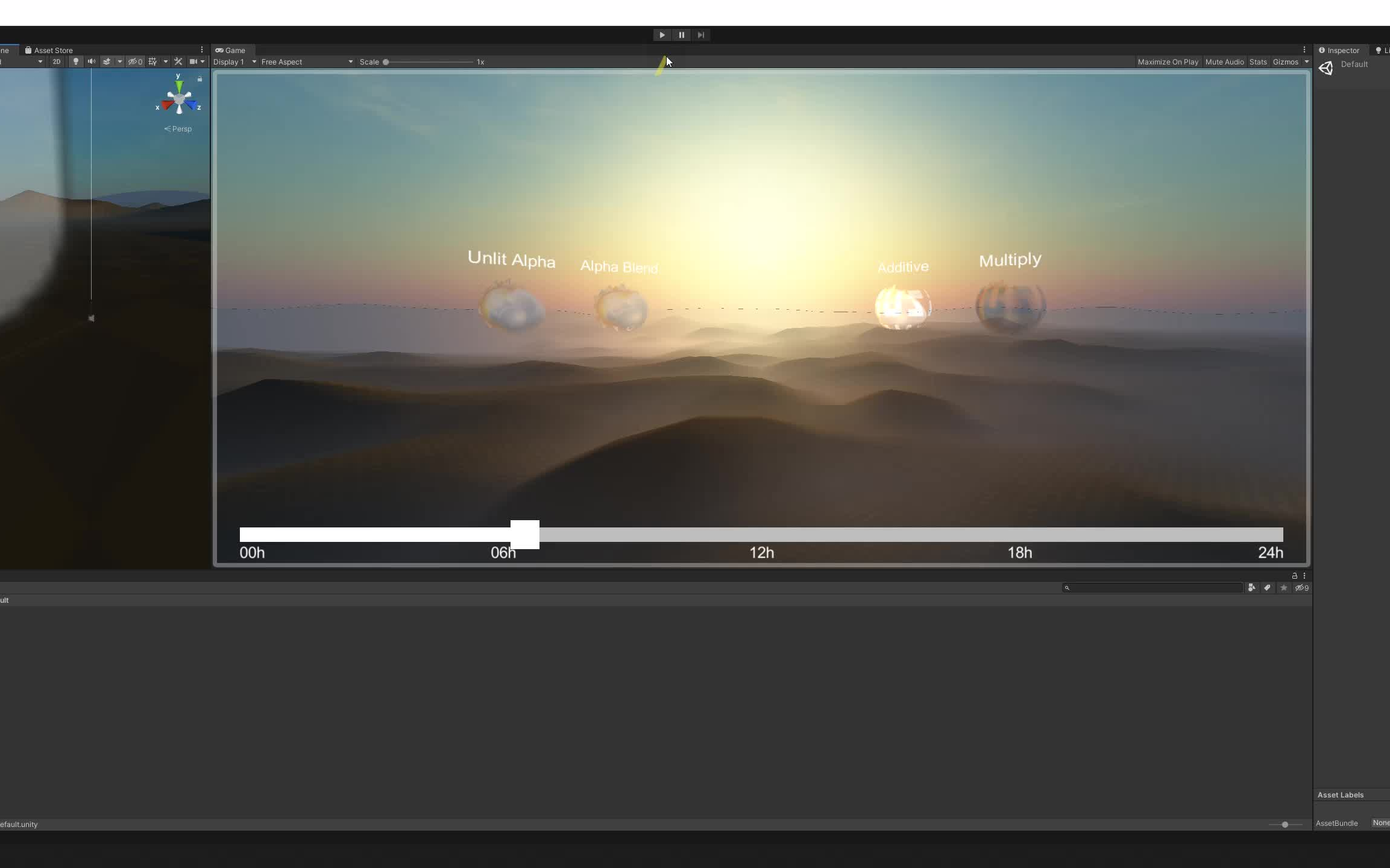 Unity动态天气插件测试AzureSky Dynamic Skybox