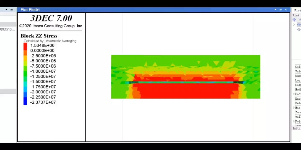 3DEC7.0模拟巷道和煤层开挖，巷道切顶-博士小杰-博士小杰-哔哩哔哩视频