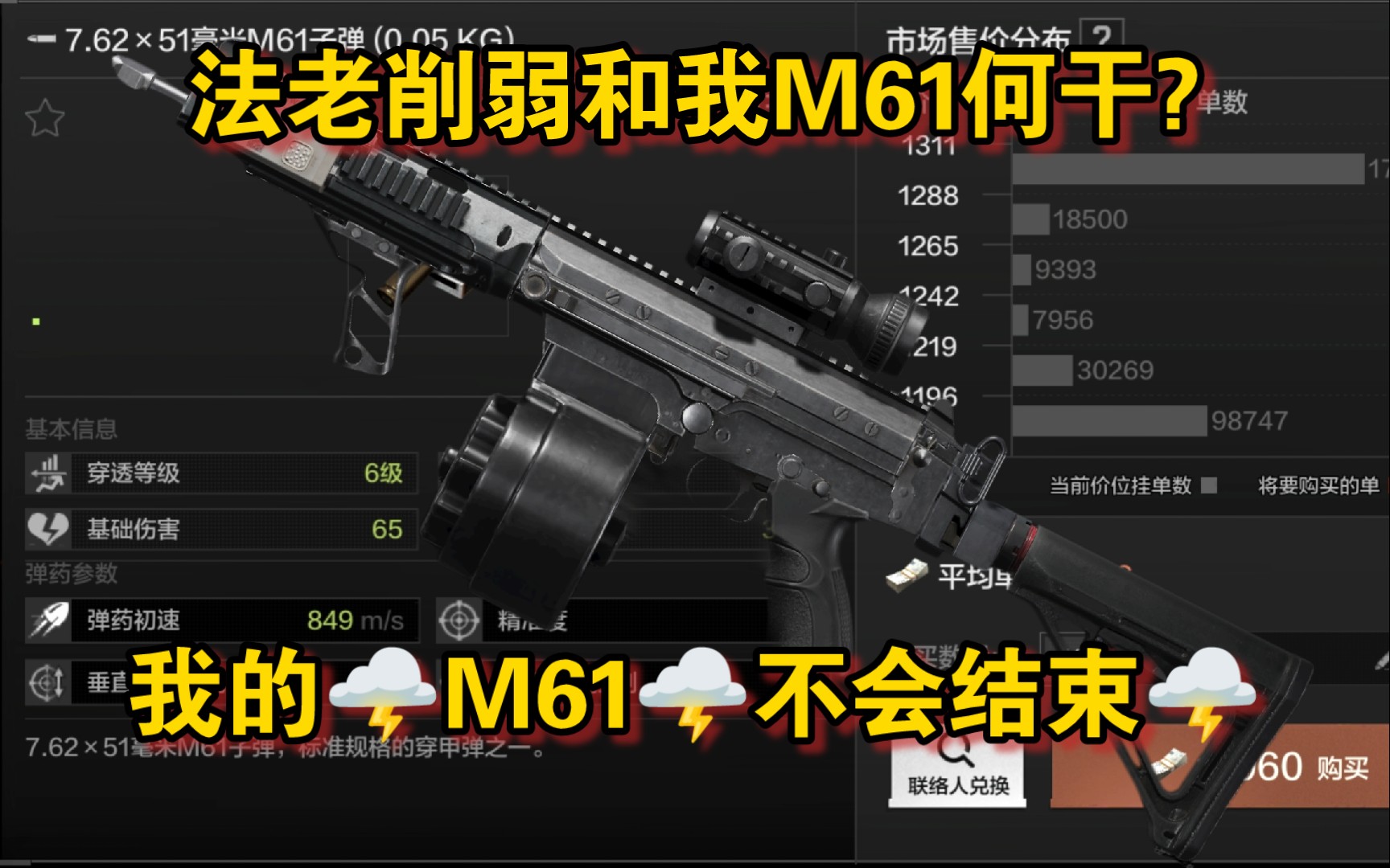 我的🌩M61🌩不会结束🌩！-纯真的向死酱-纯真的向死酱-哔哩哔哩视频