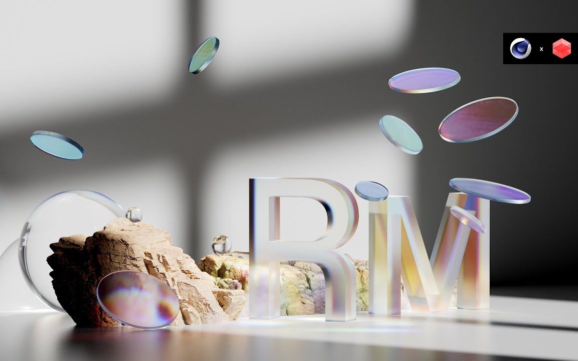 C4D & Redshift 玻璃材质相关介绍_哔哩哔哩_bilibili