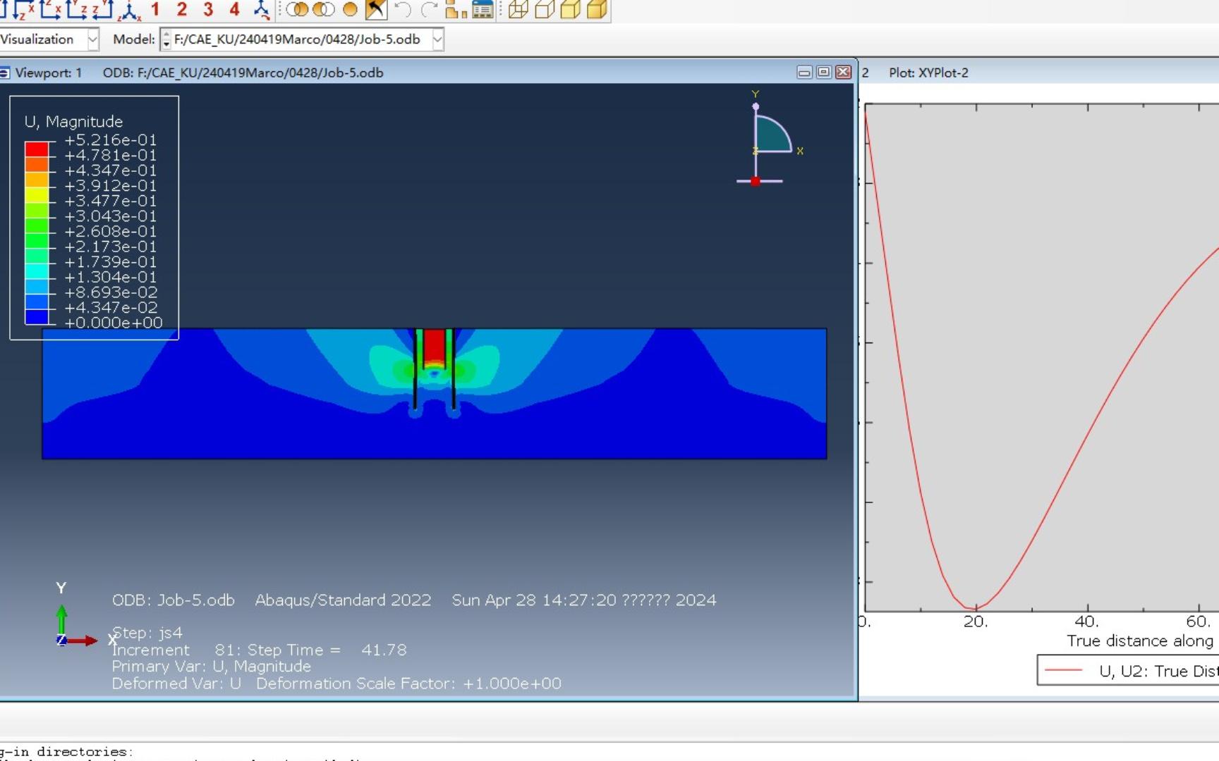 abaqus模拟二维基坑降水对周围地层沉降的影响-别样飞-别样飞-哔哩哔哩视频
