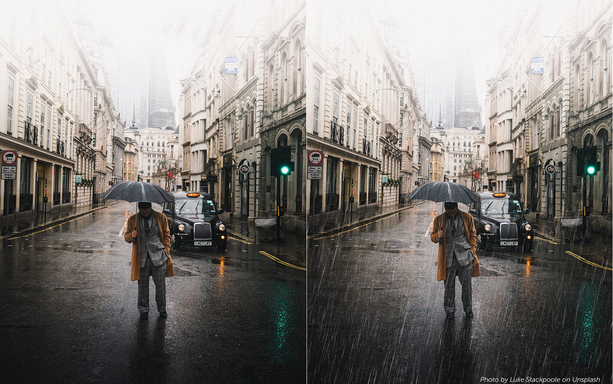 PS下雨特效插件BBTools RainFX_哔哩哔哩_bilibili