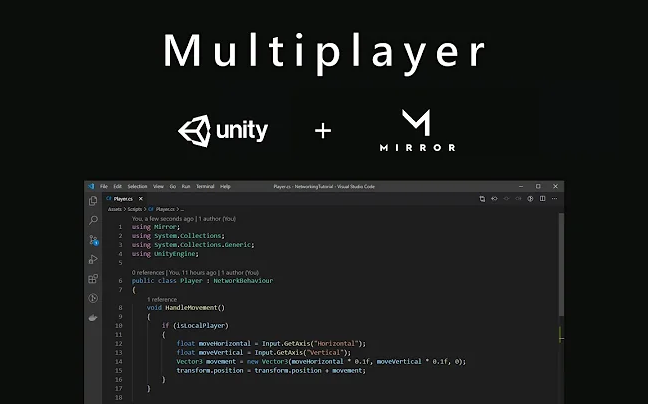 Unity实现联机功能 Unity + Mirror Networking Tutorials_哔哩哔哩_bilibili