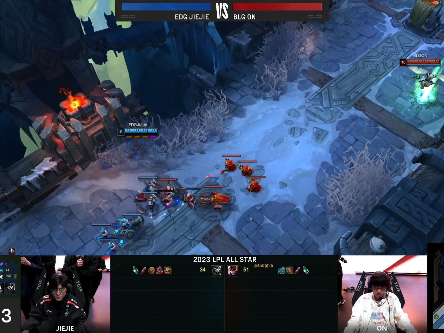 LPL全明星solo赛Jiejie对阵ON决赛对决决赛BO3第一局-秦永臣-秦永臣-哔哩哔哩视频