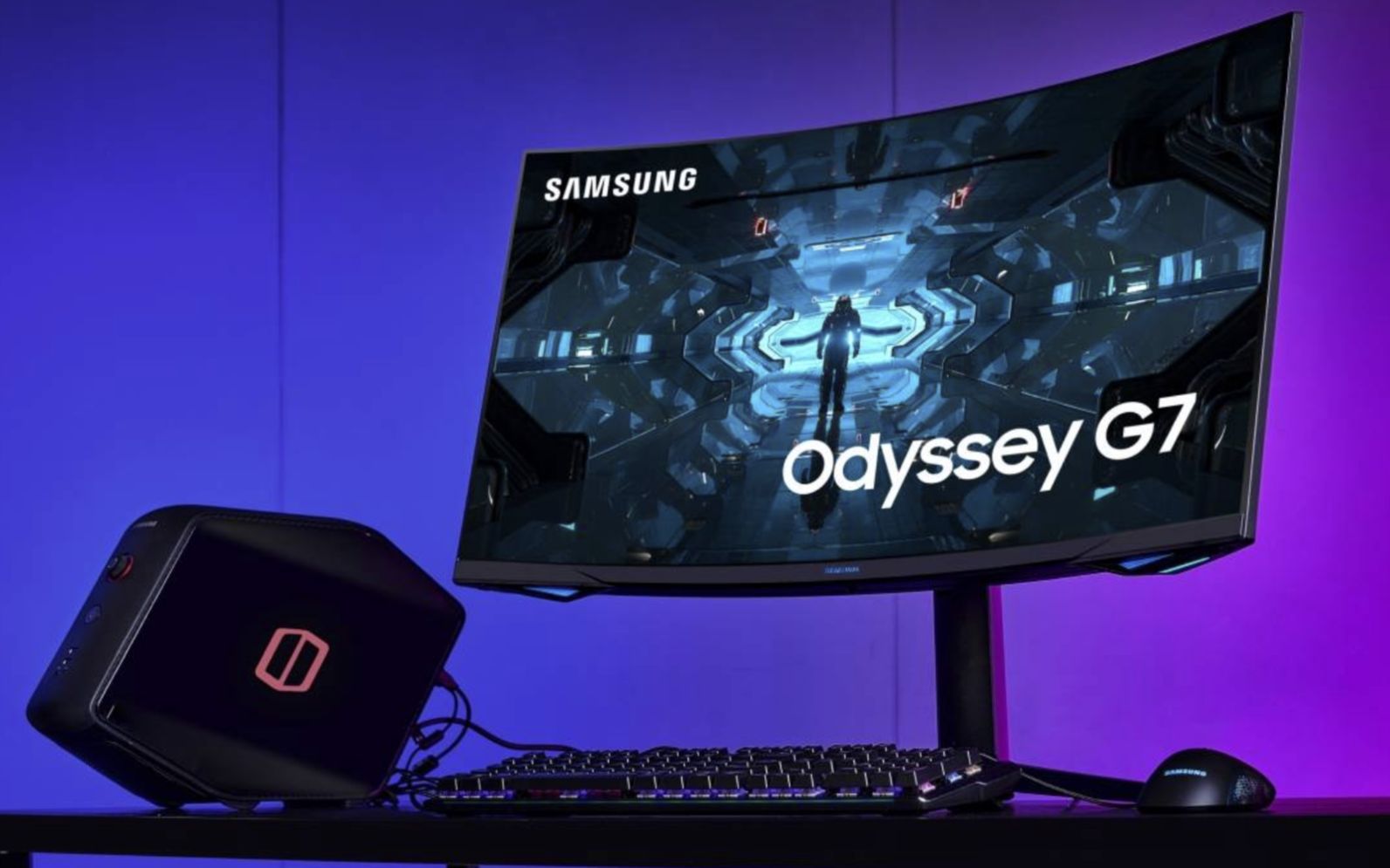 三星Odyssey G7显示器 240刷新UFO拖影测试_哔哩哔哩_bilibili