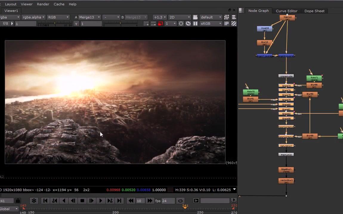 NUKEX世界末日影视特效合成训练教程_哔哩哔哩 (゜-゜)つロ 干杯~-bilibili