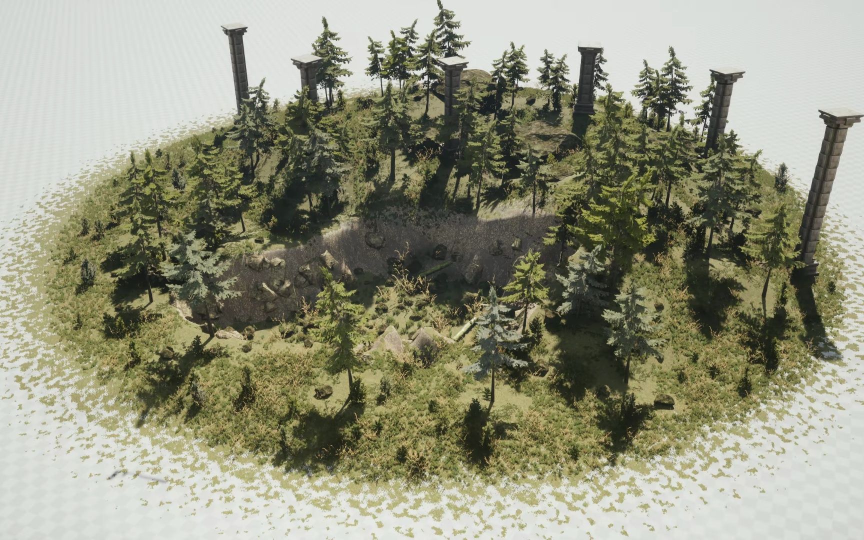 【搬运】惊人的PCG工作Unreal Engine 5 | Forest | Procedural Content Generation