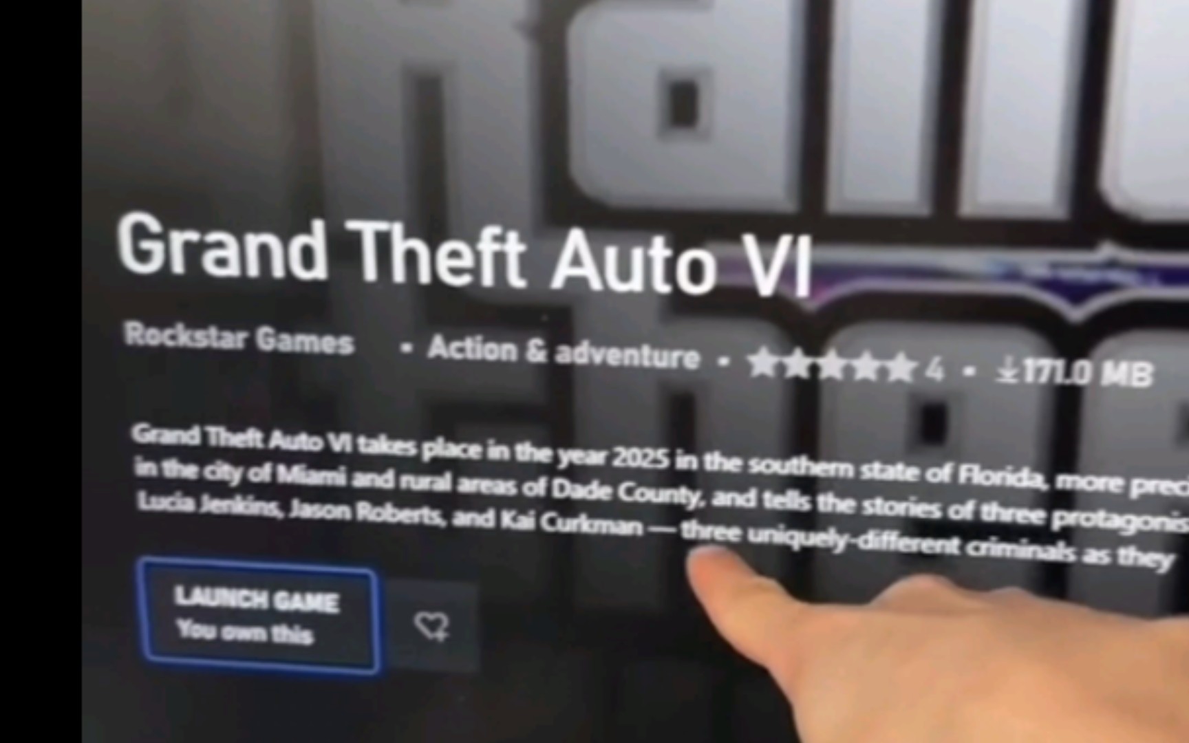 GTA6最新消息，将于5月17日正式宣布。