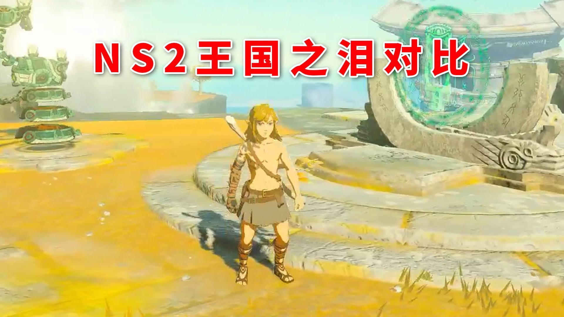 【超级小桀】桀哥对比《塞尔达：王国之泪》NS1 NS2 画质帧率-神奇的维C-神奇的维C-哔哩哔哩视频