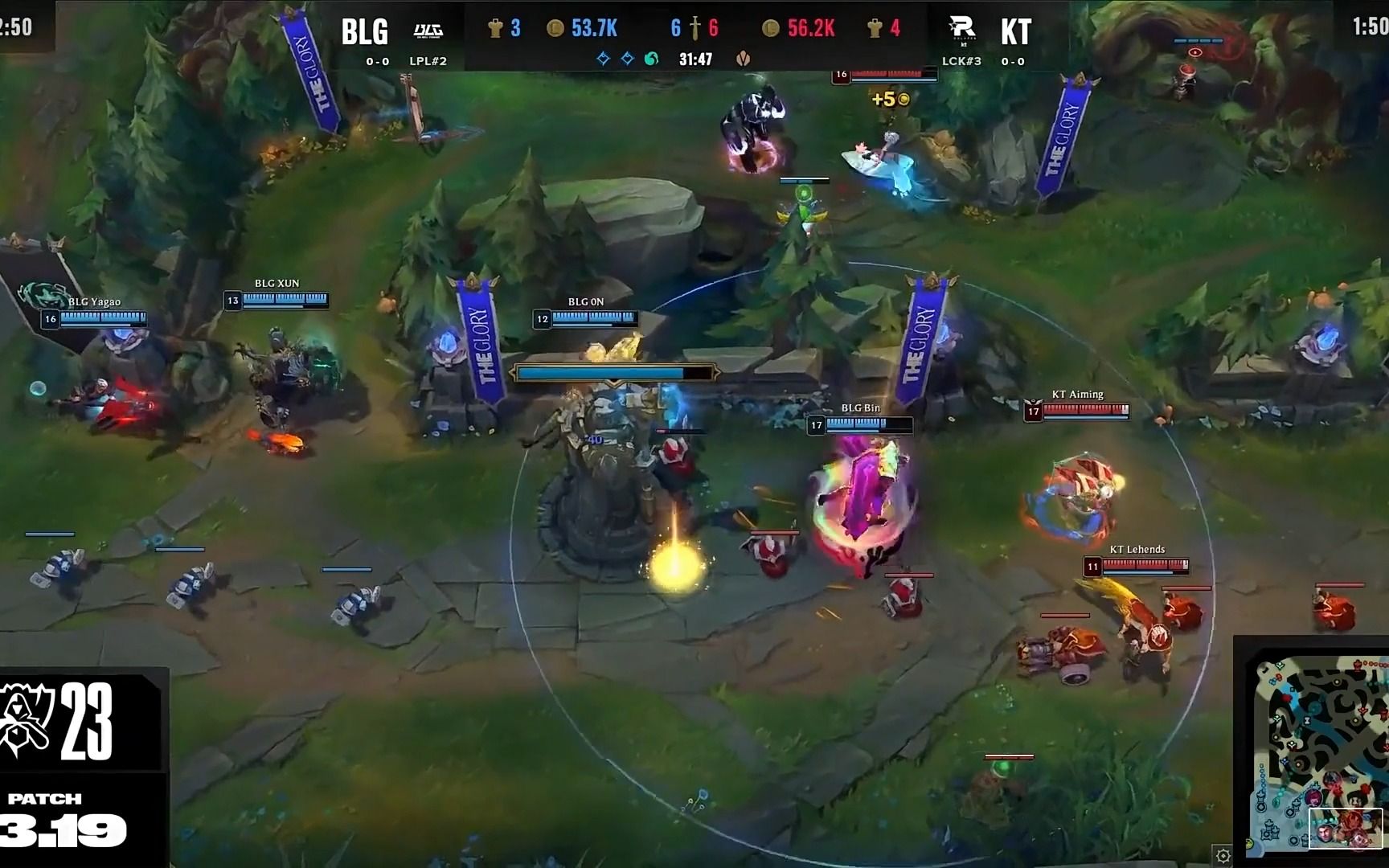 【S13 Highlight】战胜KT，首战告捷！-BLG电子竞技俱乐部-BLG电子竞技俱乐部-哔哩哔哩视频