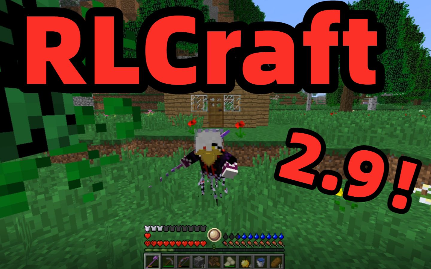 Rlcraft2.9最新版！这个世界处处充满危机，但从来不会缺少笨比！_我的世界_实况解说