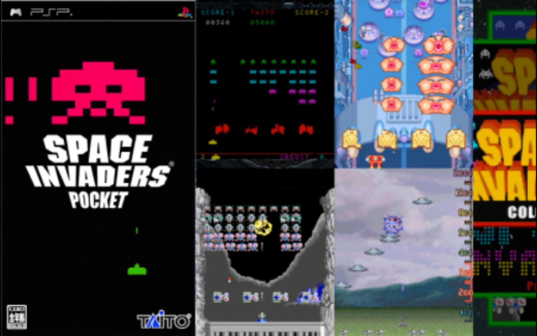 PSP 太空侵略者 口袋版 Space Invaders Pocket (Taito)(JP)_单机游戏热门视频