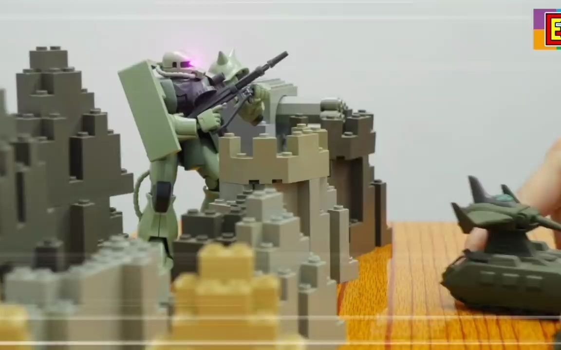 EPIC SCHOOL FIGHT 中二病 GUNDAM 机动戦士 08 MS 小队 4_哔哩哔哩 (゜-゜)つロ 干杯~-bilibili