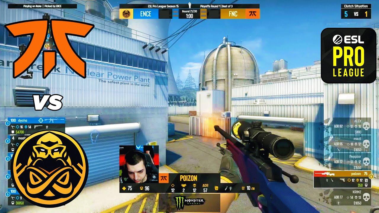 【CSGO】PLAYOFFS! Fnatic vs ENCE HIGHLIGHTS ESL Pro League l CSGO_哔哩哔哩bilibili_CSGO