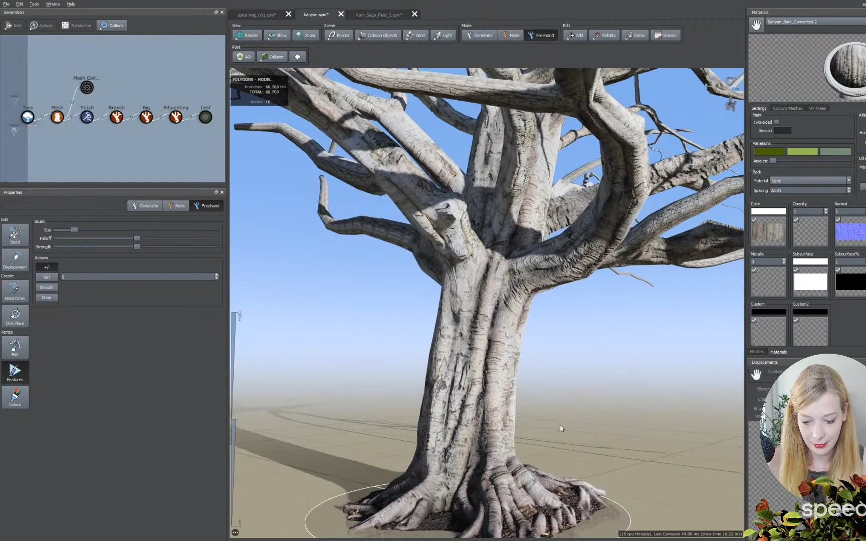 (官方版)SpeedTree 9手工雕刻树结！_哔哩哔哩_bilibili