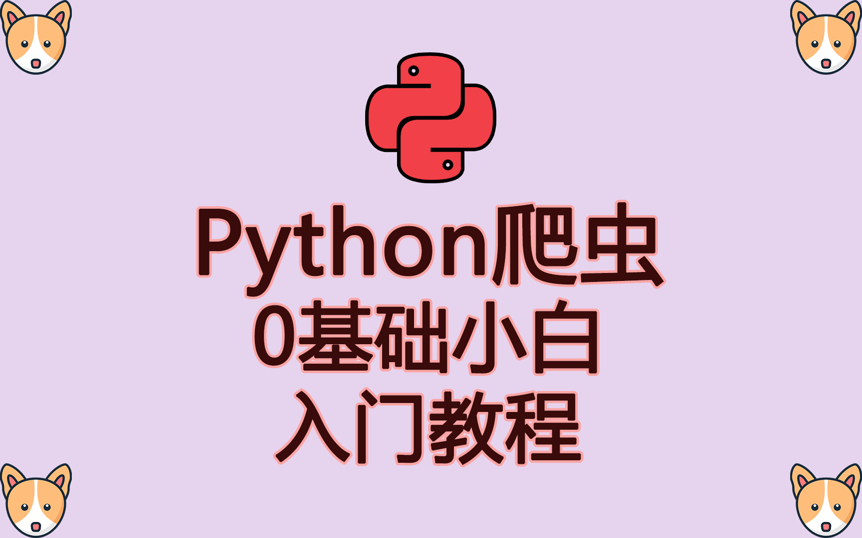 Python爬虫 0基础小白入门教程哔哩哔哩bilibili 8348