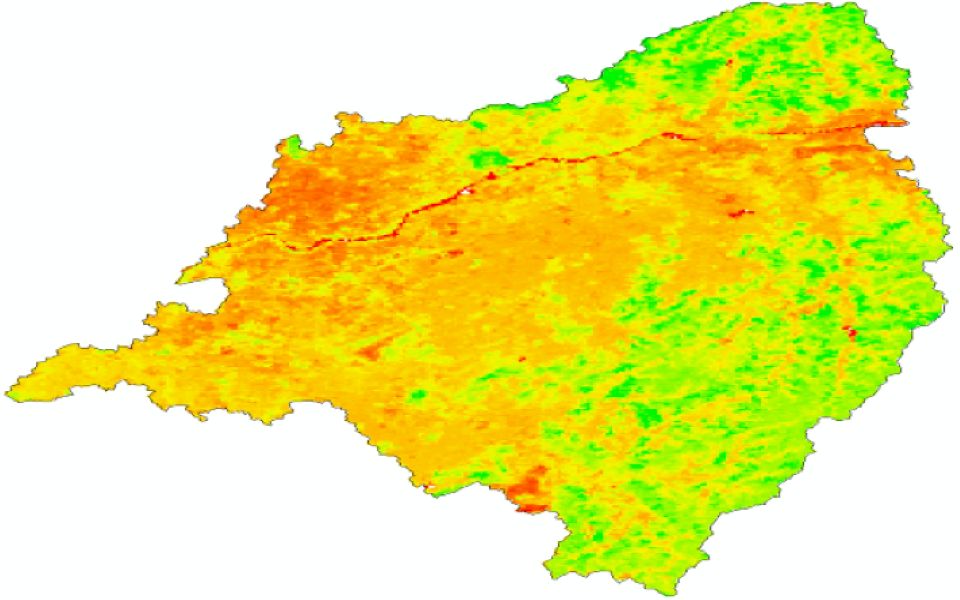 利用ArcGIS计算MODIS数据中的NDVI和EVI_哔哩哔哩_bilibili