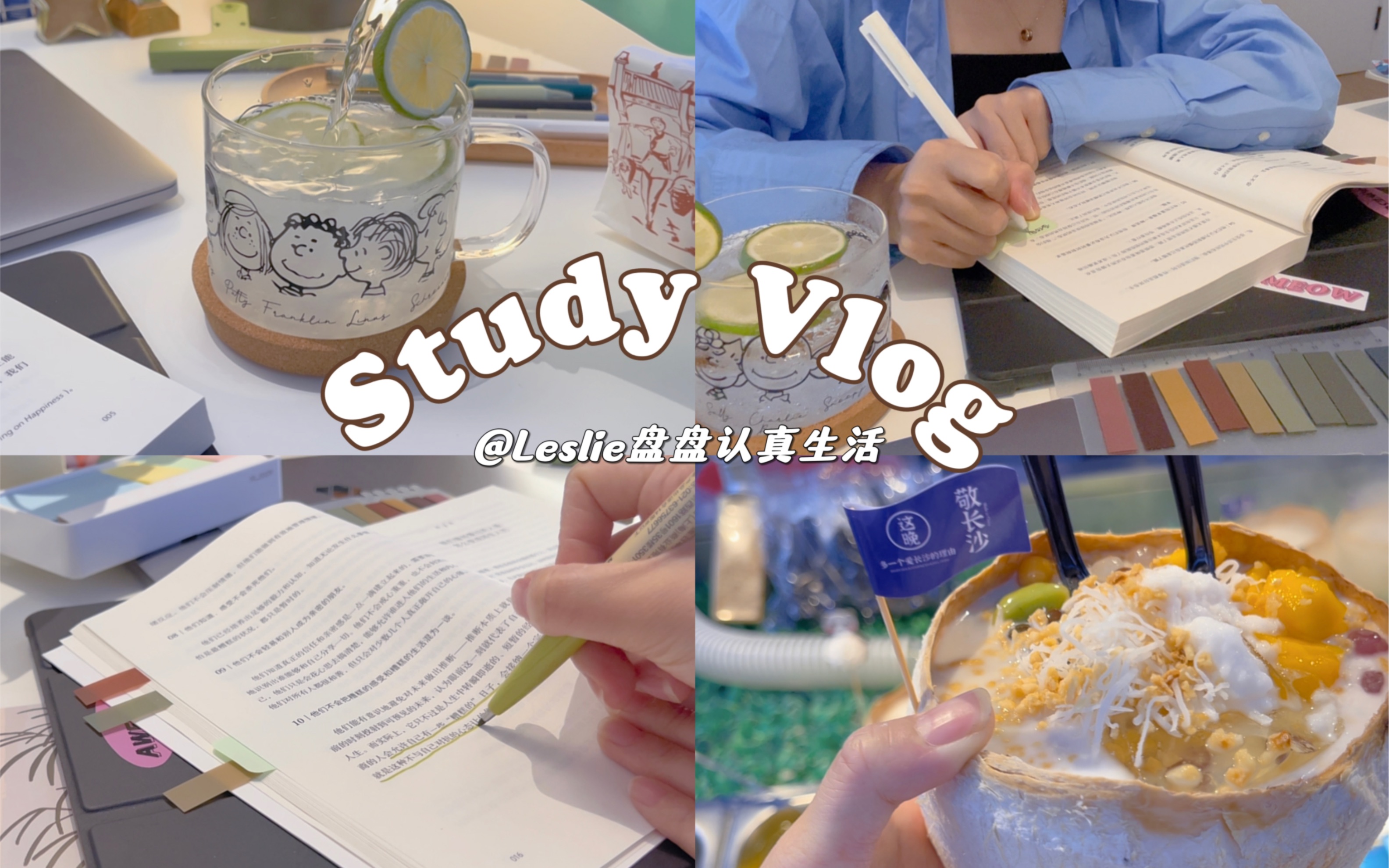 Study Vlog｜在职备考·假期计划｜找到自己的精神寄托，对未来会更有信心｜INFP的学习日记-Leslie盘盘认真生活-Leslie盘盘认真生活-哔哩哔哩视频