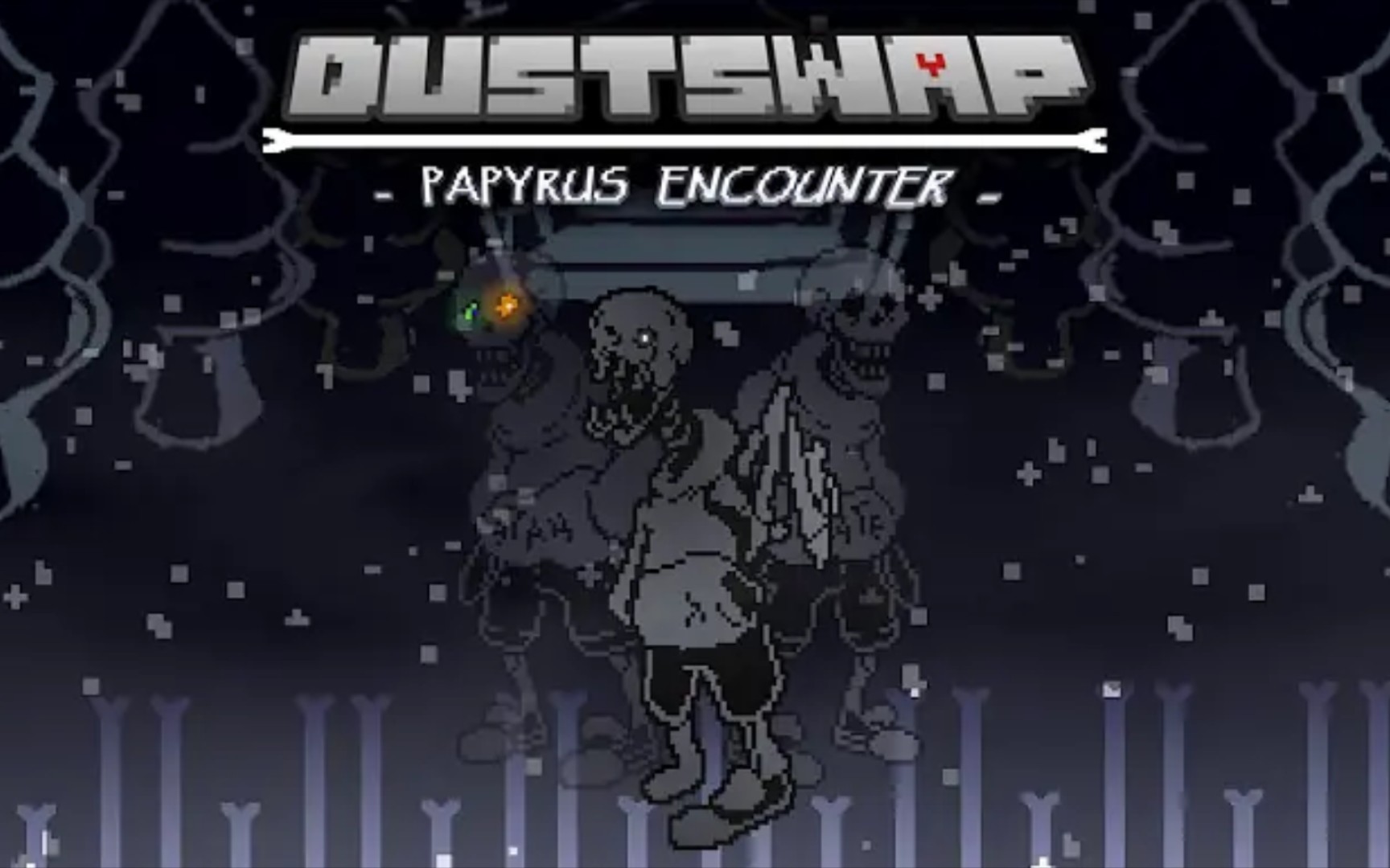 【Dusttrust前传】papyrus遭遇战原速无伤通关！