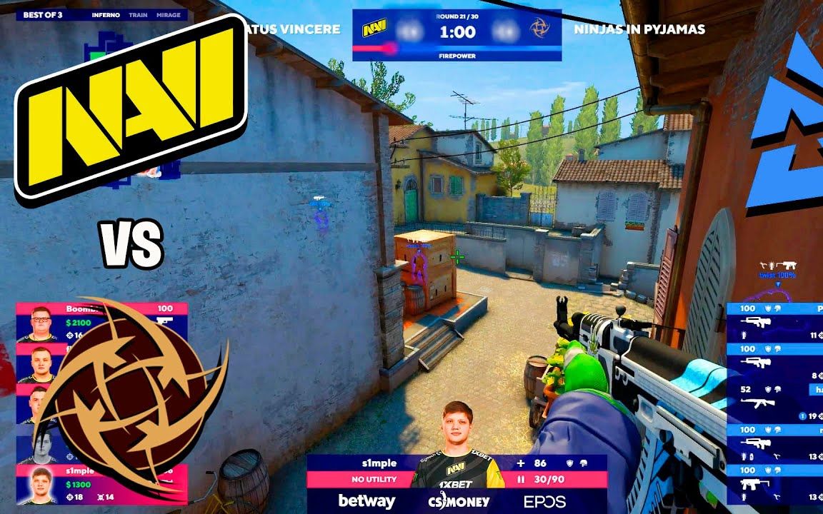 NaVi vs NiP - BLAST Premier 秋季赛- 精彩时刻- CSGO_哔哩哔哩_bilibili