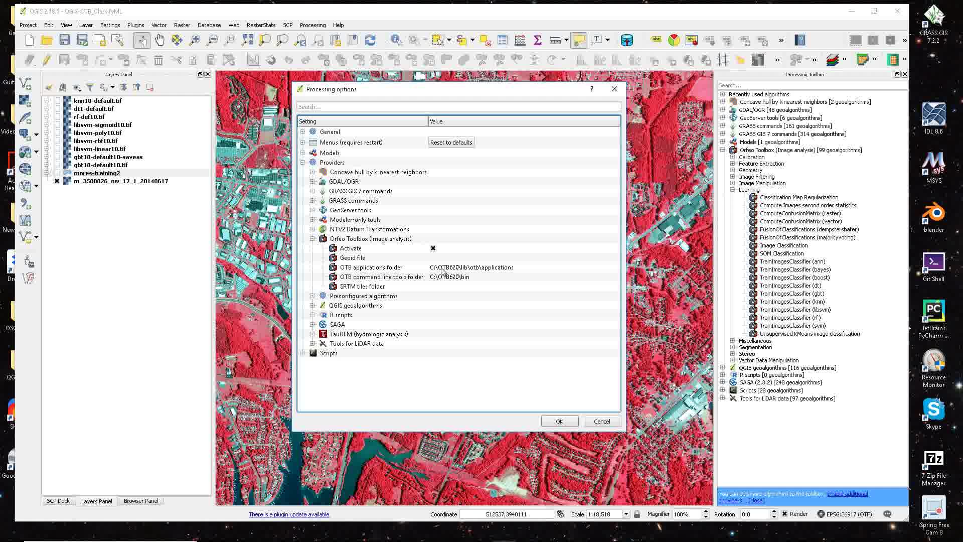 OTB QGIS Machine Learning Overview 2018 0126_哔哩哔哩 (゜-゜)つロ 干杯~-bilibili