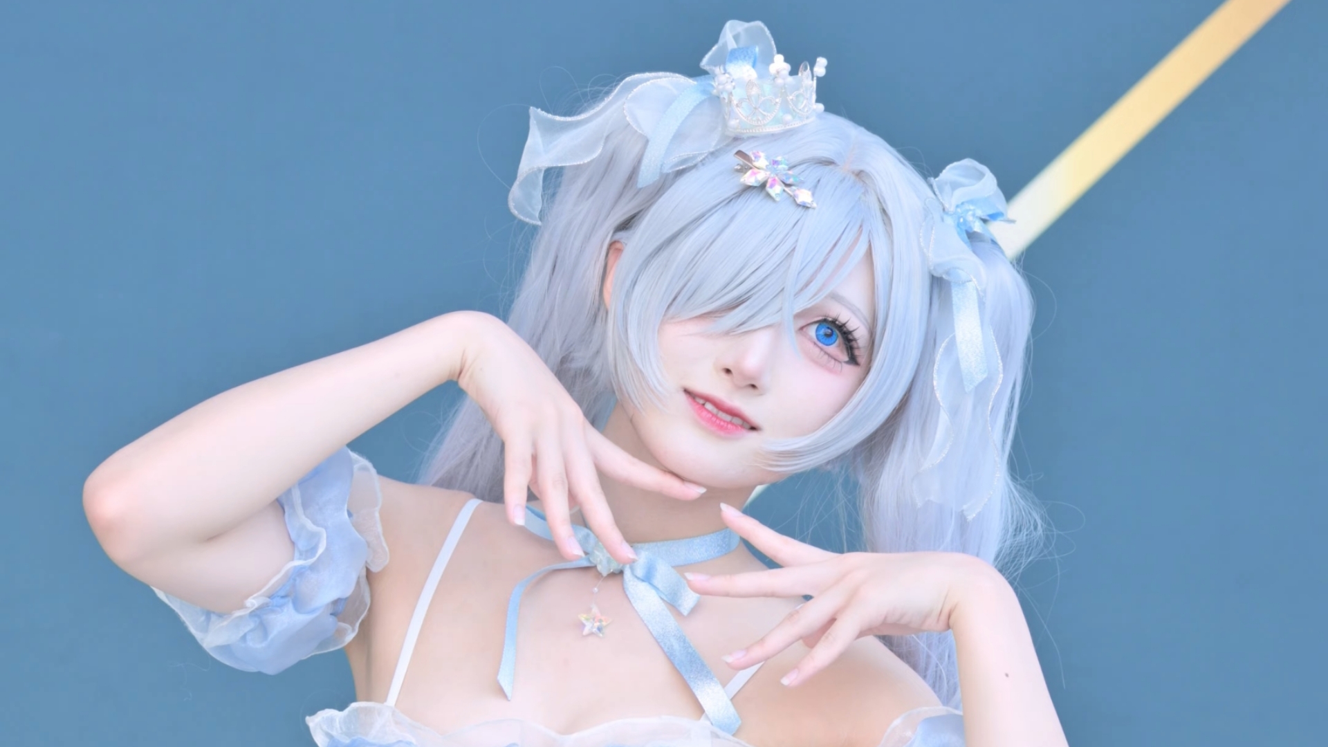 [4K] 𝑪𝒐𝒔𝑻𝒆𝒍𝒍𝒂课程助理@BOMi_cos，Nike灰姑娘玻璃公主（NIKKE Glass Princess_4K_60fps）-凛萌ya-凛萌ya-哔哩哔哩视频