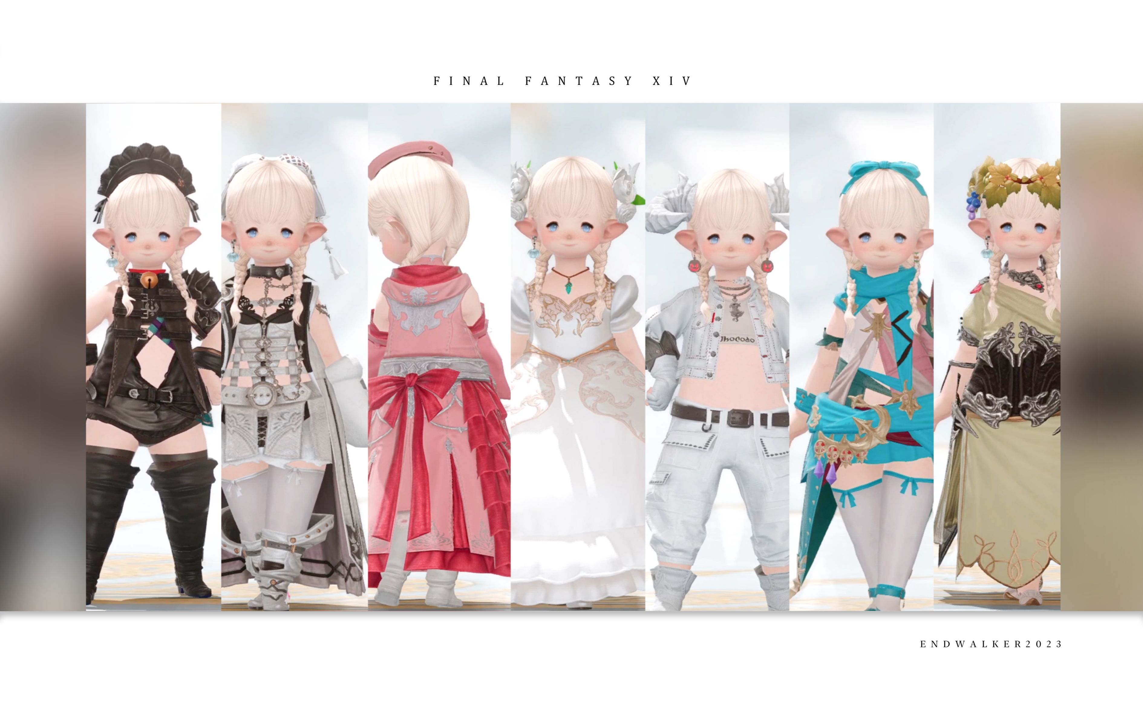 【FF14/外观】你绝对想不到兔兔舞娘穿铁裙子有多好看（拉拉肥x兔兔的铁裙子展示）