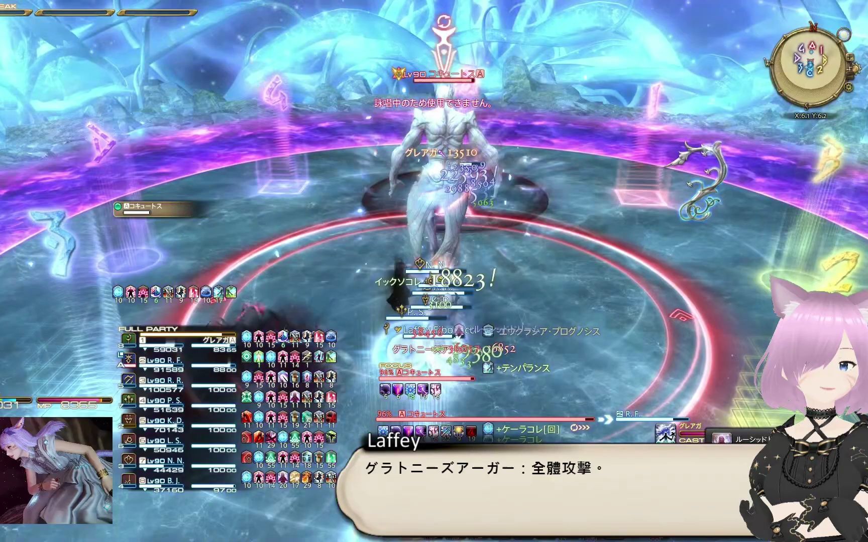 【FF14】P9S攻略解说速报版 ぬけまる式（中文字幕）