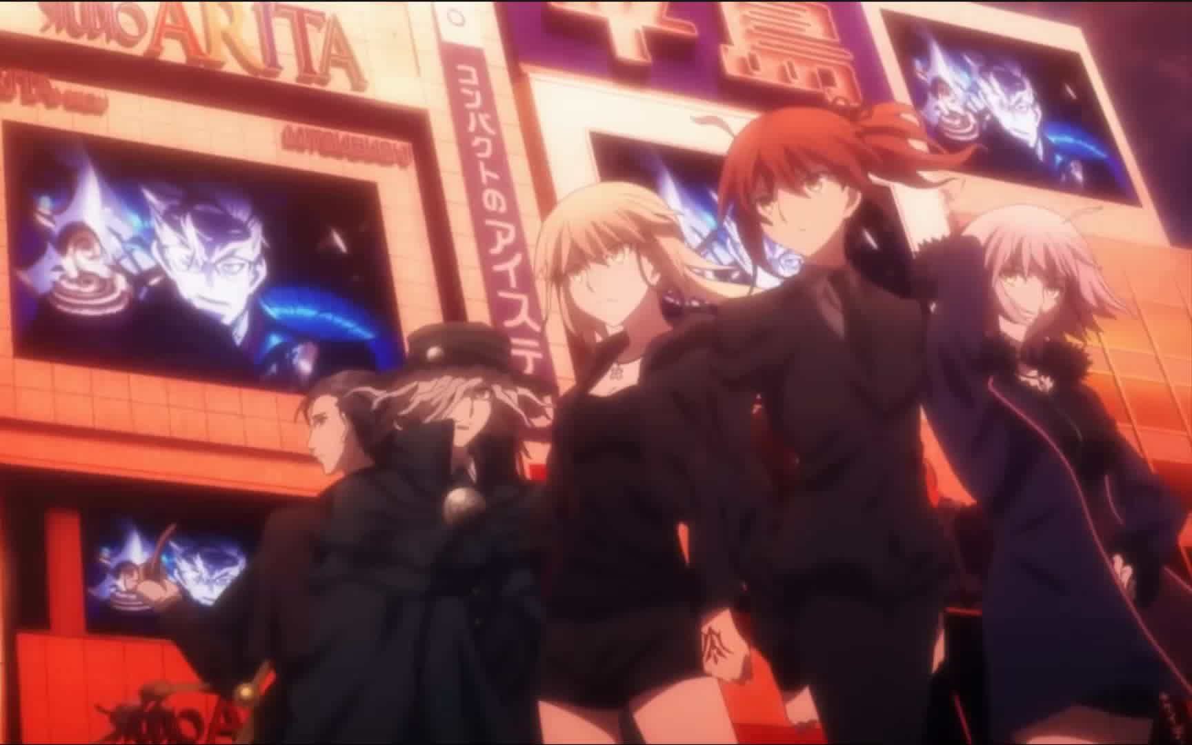 补帧到60的FGO CM有多惊艳-新宿幻灵事件CM_哔哩哔哩_bilibili