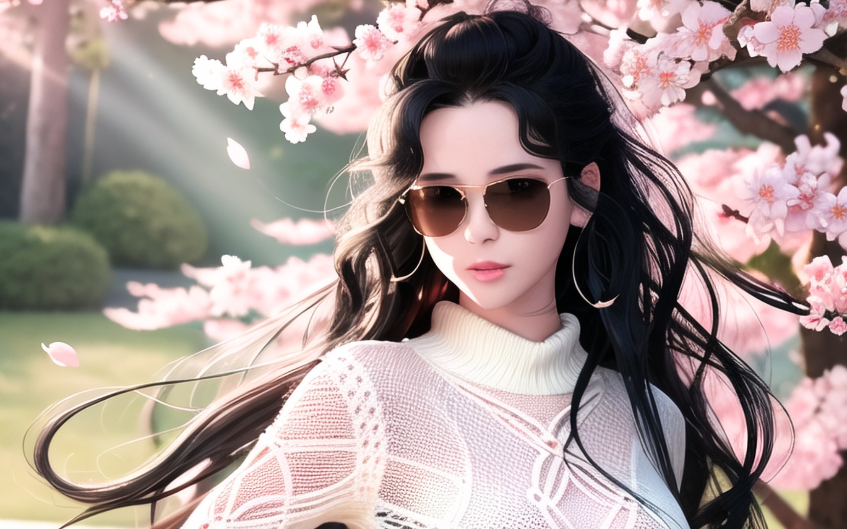 流风回雪The wind returns to snow | AI绘画 | NovelAI | 2.5d | 4K壁纸