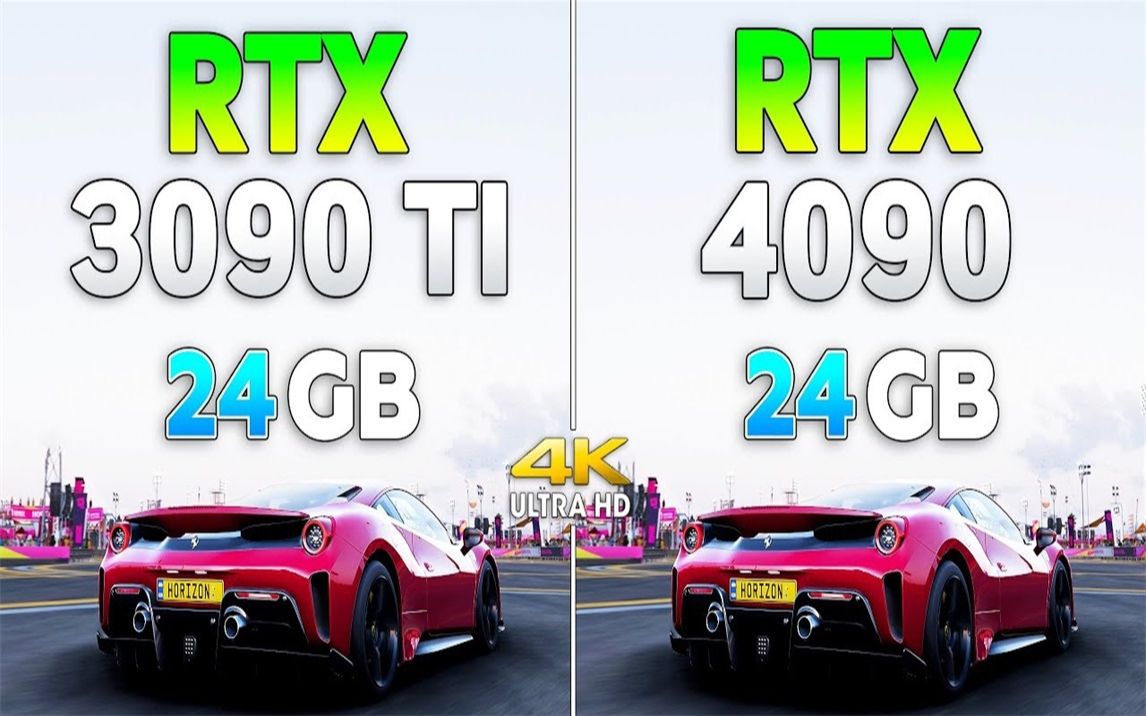 RTX 3090Ti 24G vs RTX 4090 24G 显卡对比（4K分辨率测试，CPU为i9-12900K） 4K 60帧视频_哔哩哔哩_bilibili