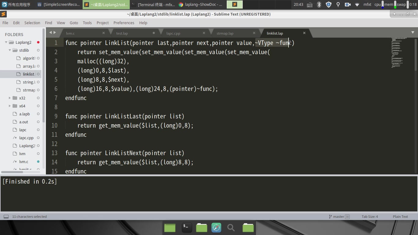 [Lap2.0]1.1A1版功能展示:函数指针与委托(delegate)与标准库_哔哩哔哩_bilibili